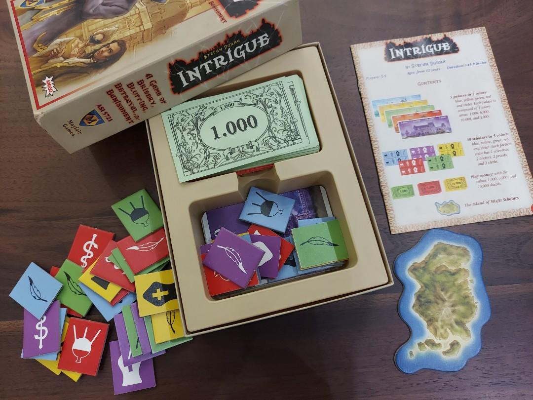 Intrigue Board Game, Hobbies & Toys, Toys & Games on Carousell