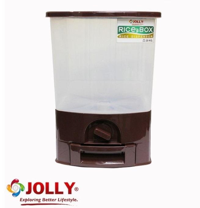 JOLLY RICE BOX / RICE DISPENSER 20KG, Furniture & Home Living, Home ...