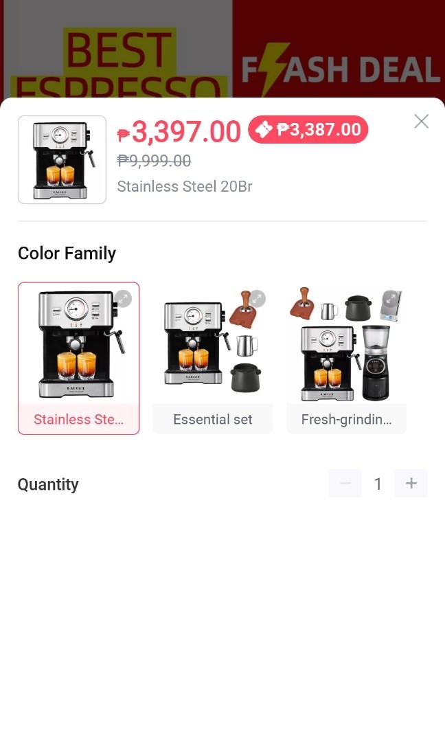 KCB Espresso Machine, TV & Home Appliances, Kitchen Appliances, Coffee ...