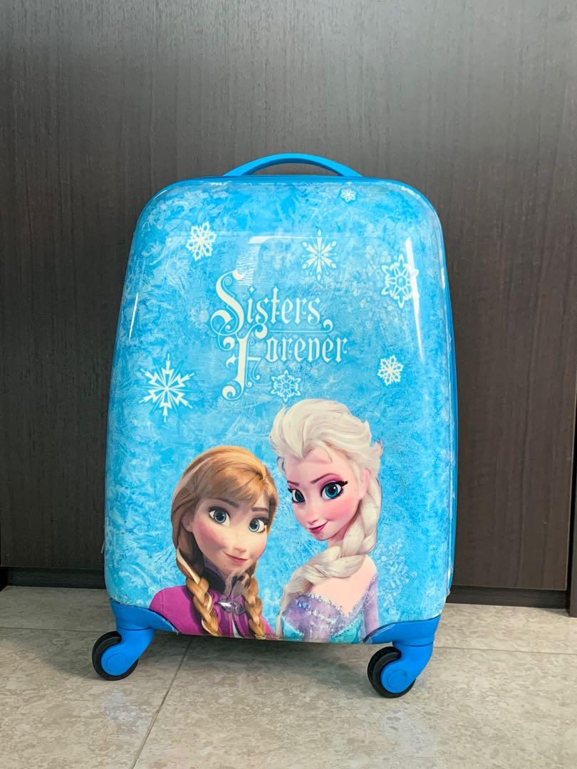 Kids 18 inch Elsa luggage, Hobbies & Toys, Travel, Luggage on Carousell