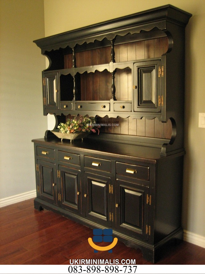 Kitchen Set Atas / Rak / Kabinet Lemari Dapur Minimalis Modern Indiana ...