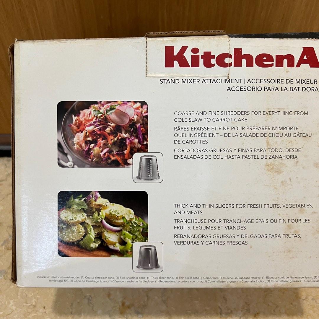 KitchenAid Rotor Slicer And Shredder Kitchen Aid Stand Attachment + 4 ...