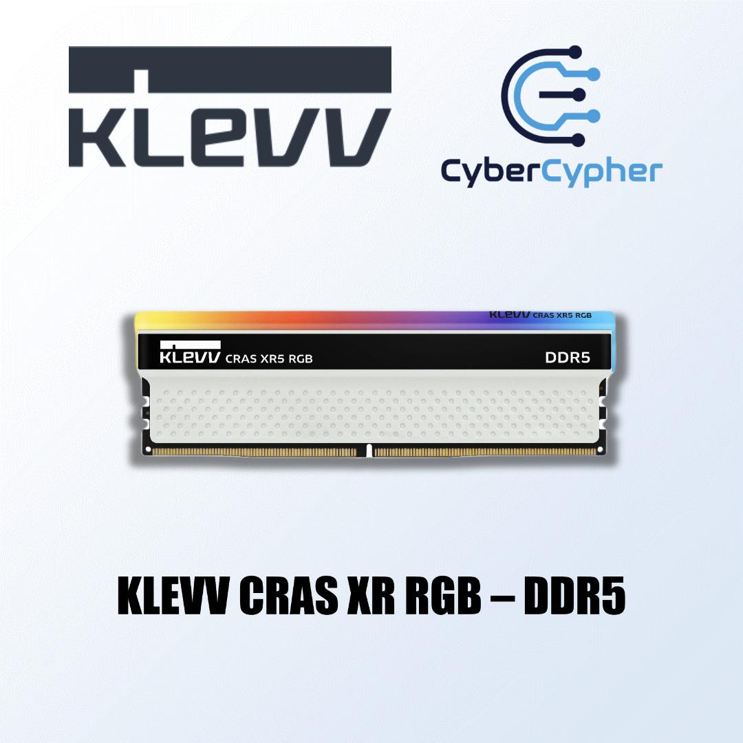 KLEVV CRAS XR XR5 RGB - 2x16GB DDR5 6000 CL40 RAM, Computers & Tech ...