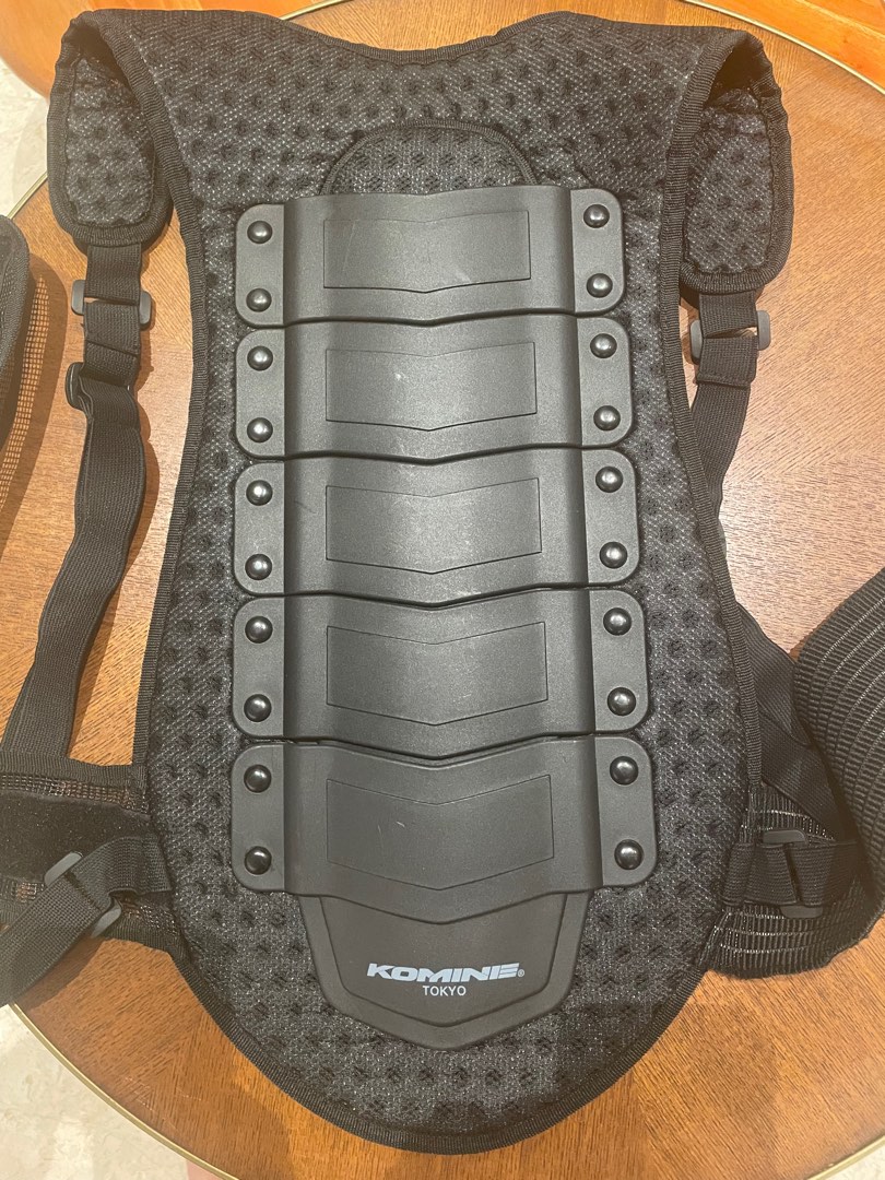 Komine back protector, Motorcycles, Motorcycle Apparel on Carousell