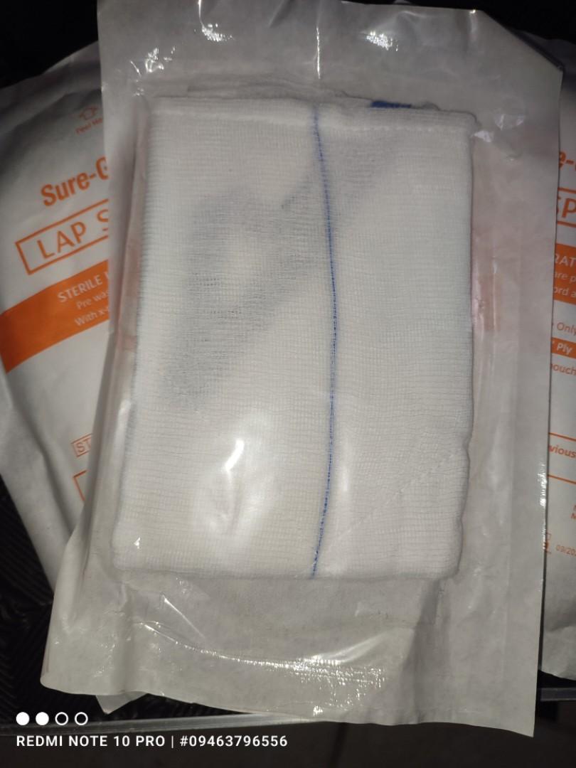 Lap Sponge/Laparotomy Sponge, Health & Nutrition, Medical Supplies ...