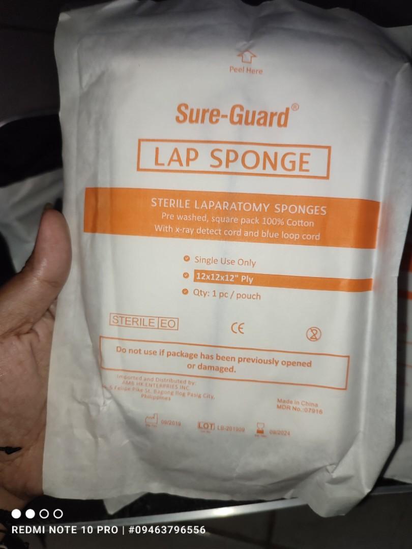 Lap Sponge/Laparotomy Sponge, Health & Nutrition, Medical Supplies ...