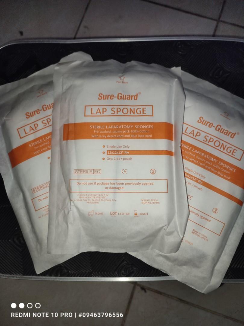 Lap Sponge/Laparotomy Sponge, Health & Nutrition, Medical Supplies ...