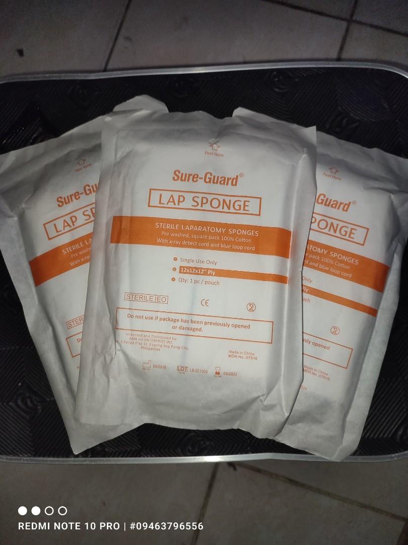 Lap Sponge/Laparotomy Sponge, Health & Nutrition, Medical Supplies ...