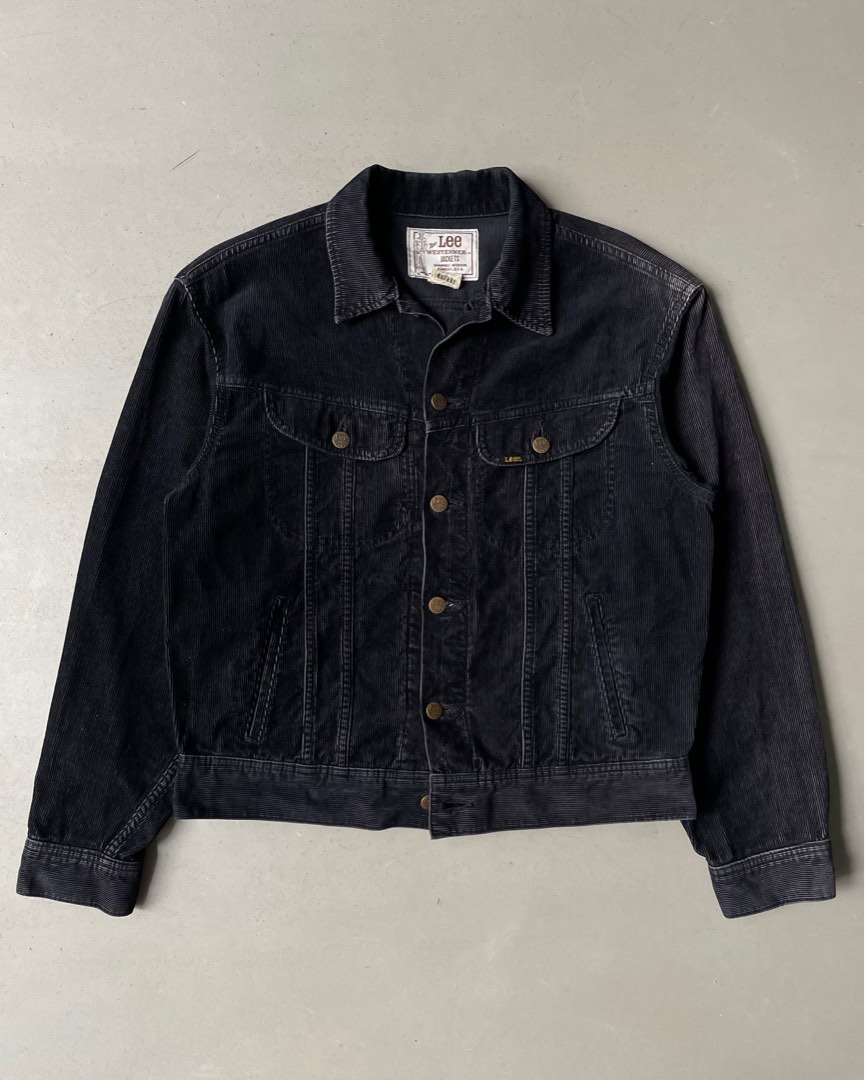 LEE BLACK CORDUROY JACKET VINTAGE, Men's Fashion, Coats, Jackets and ...