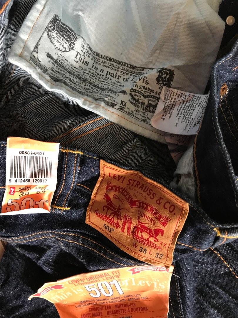 levis 501 deadstock made in turkey size 38, Men's Fashion, Bottoms ...