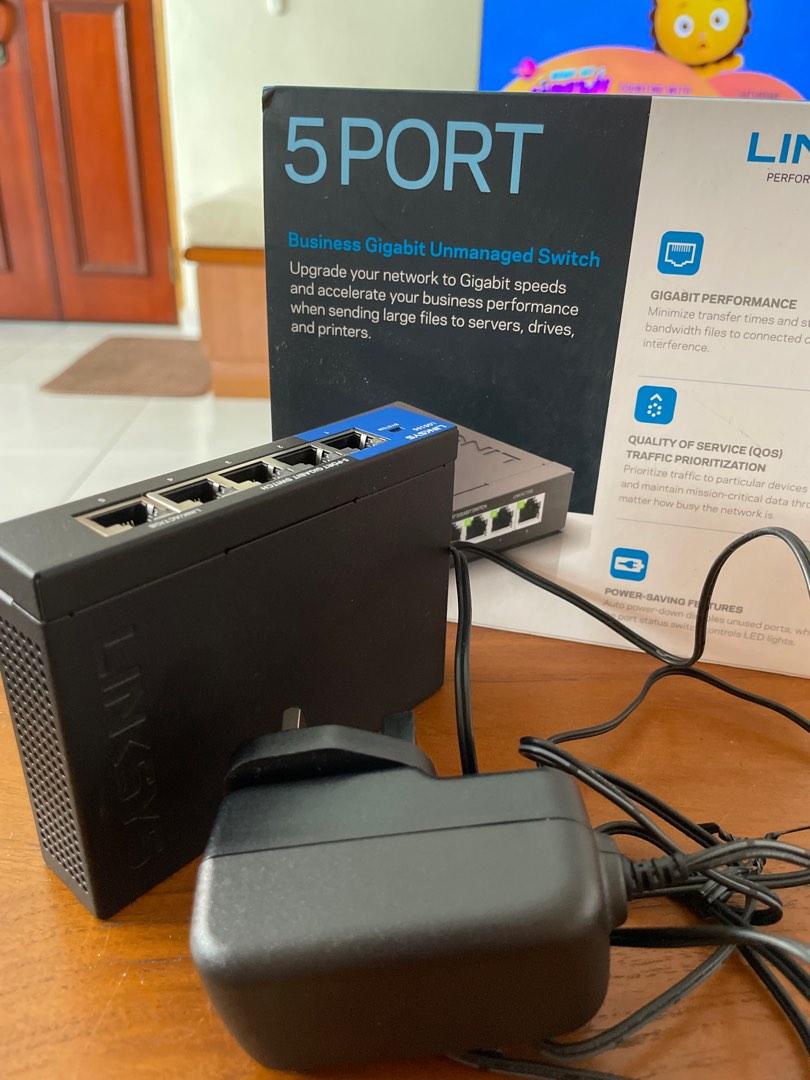 Linksys 5 port switch, Computers & Tech, Parts & Accessories, Other ...