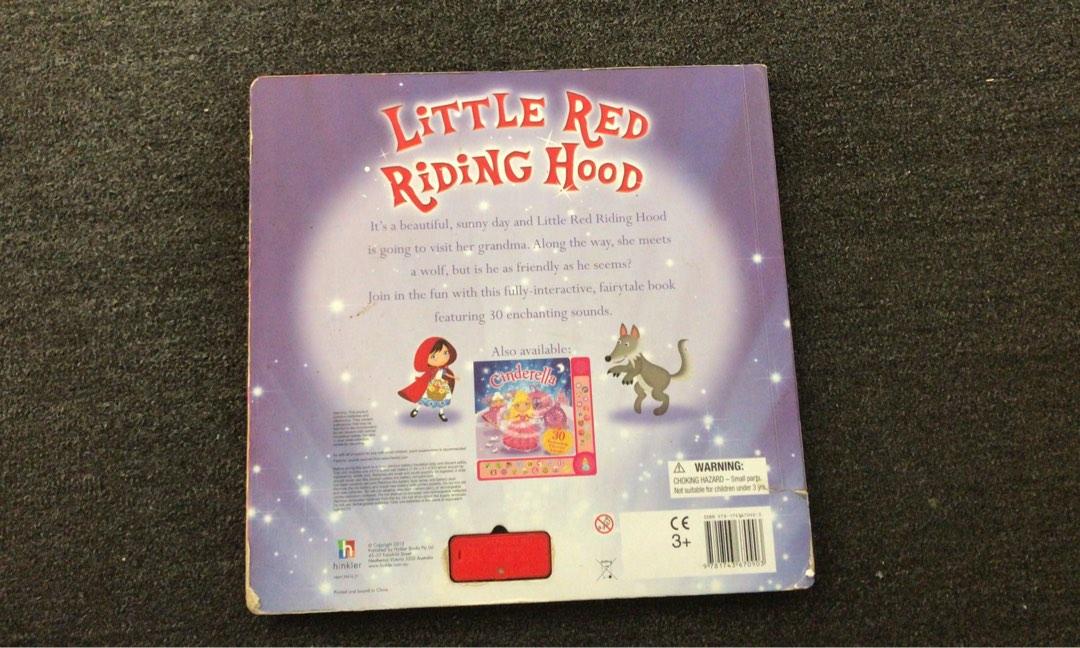 Little red riding hood sound book, 興趣及遊戲, 書本 & 文具, 小朋友書 - Carousell
