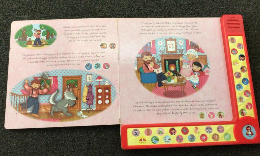 Little red riding hood sound book, 興趣及遊戲, 書本 & 文具, 小朋友書 - Carousell