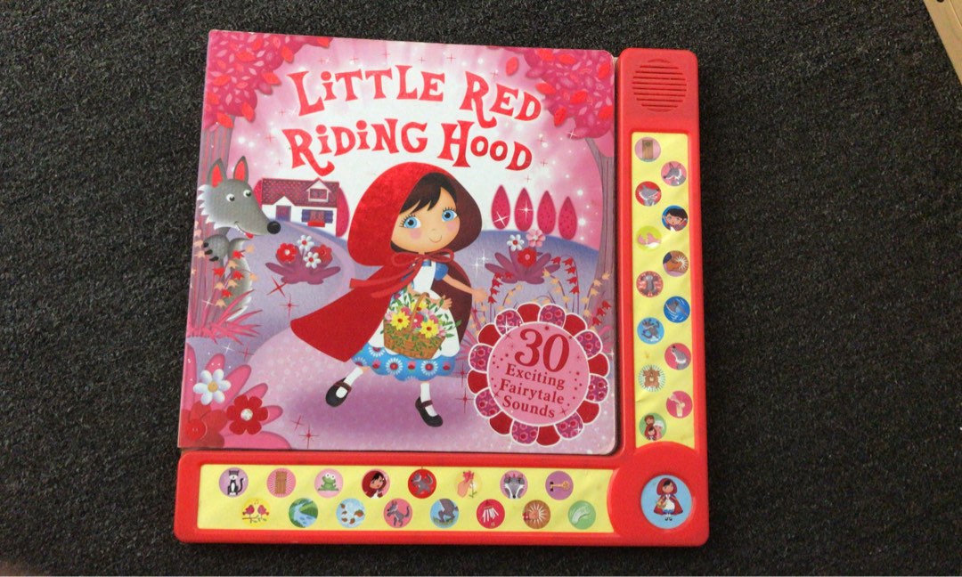 Little red riding hood sound book, 興趣及遊戲, 書本 & 文具, 兒童書籍 - Carousell