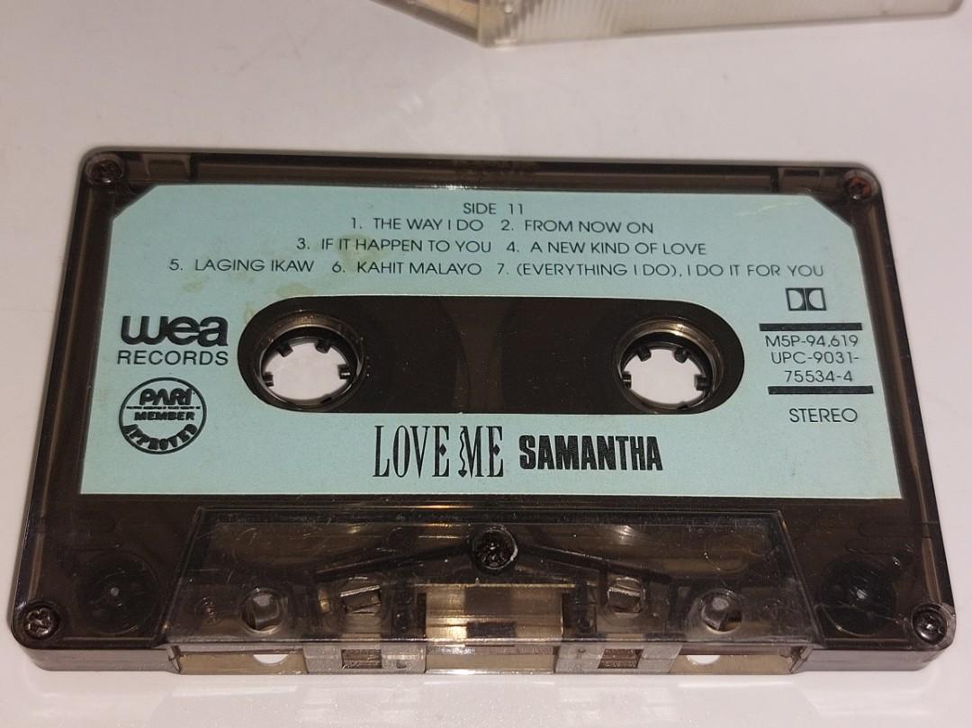 Love Me Samantha Chavez Collectible Cassette Tape Songs Album Music OPM Collection, Hobbies ...