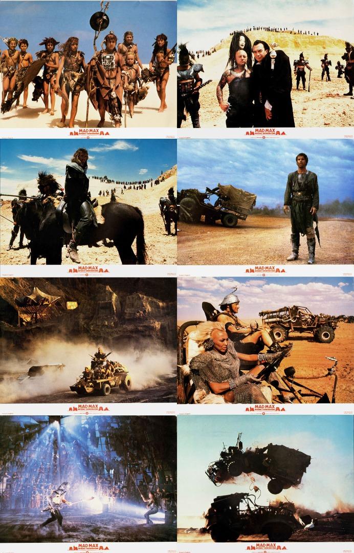 MAD MAX BEYOND THUNDERDOME (1985) LOBBY CARD SET SERIES 1 (SET OF 8 ...
