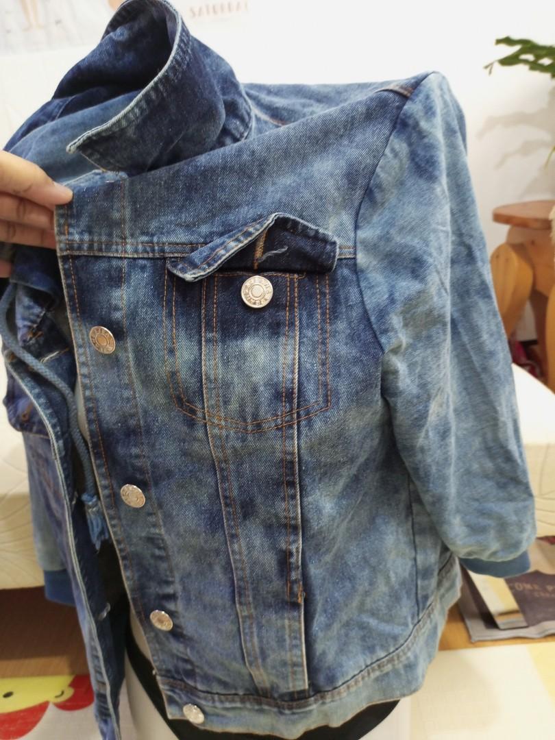 Maong jacket, Women's Fashion, Coats, Jackets and Outerwear on Carousell