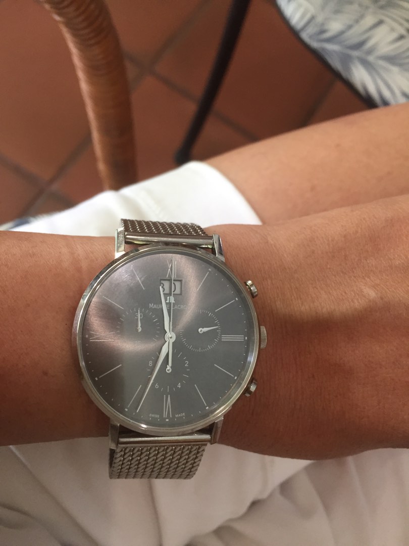 Maurice Lacroix steel watch x Zara, Men's Fashion, Watches ...