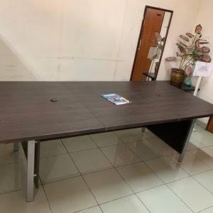 Meja Meeting Orbitren OSM-2400 Walnut, Perabotan Rumah di Carousell
