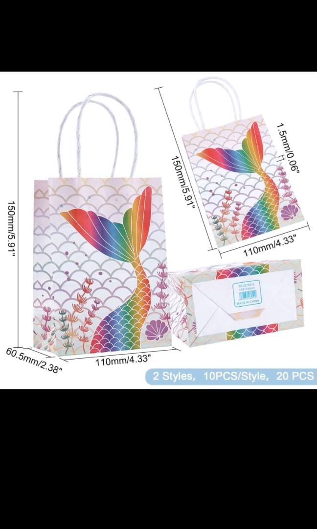 Mermaid theme paper bag, Hobbies & Toys, Toys & Games on Carousell