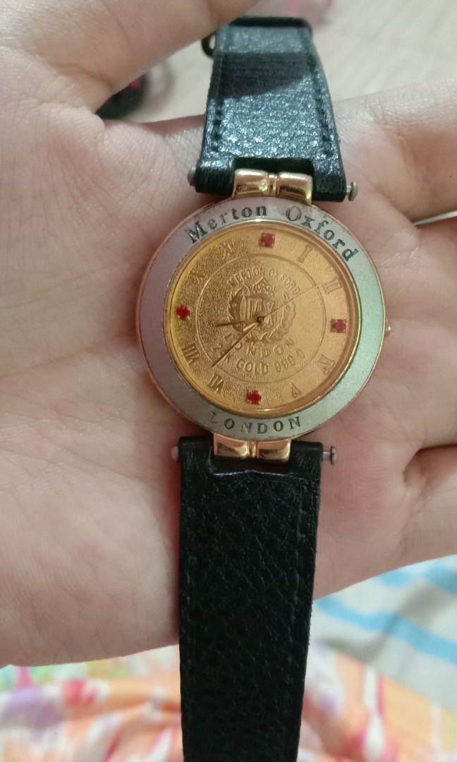 Merton Oxford 24K gold, Women's Fashion, Watches & Accessories, Watches ...