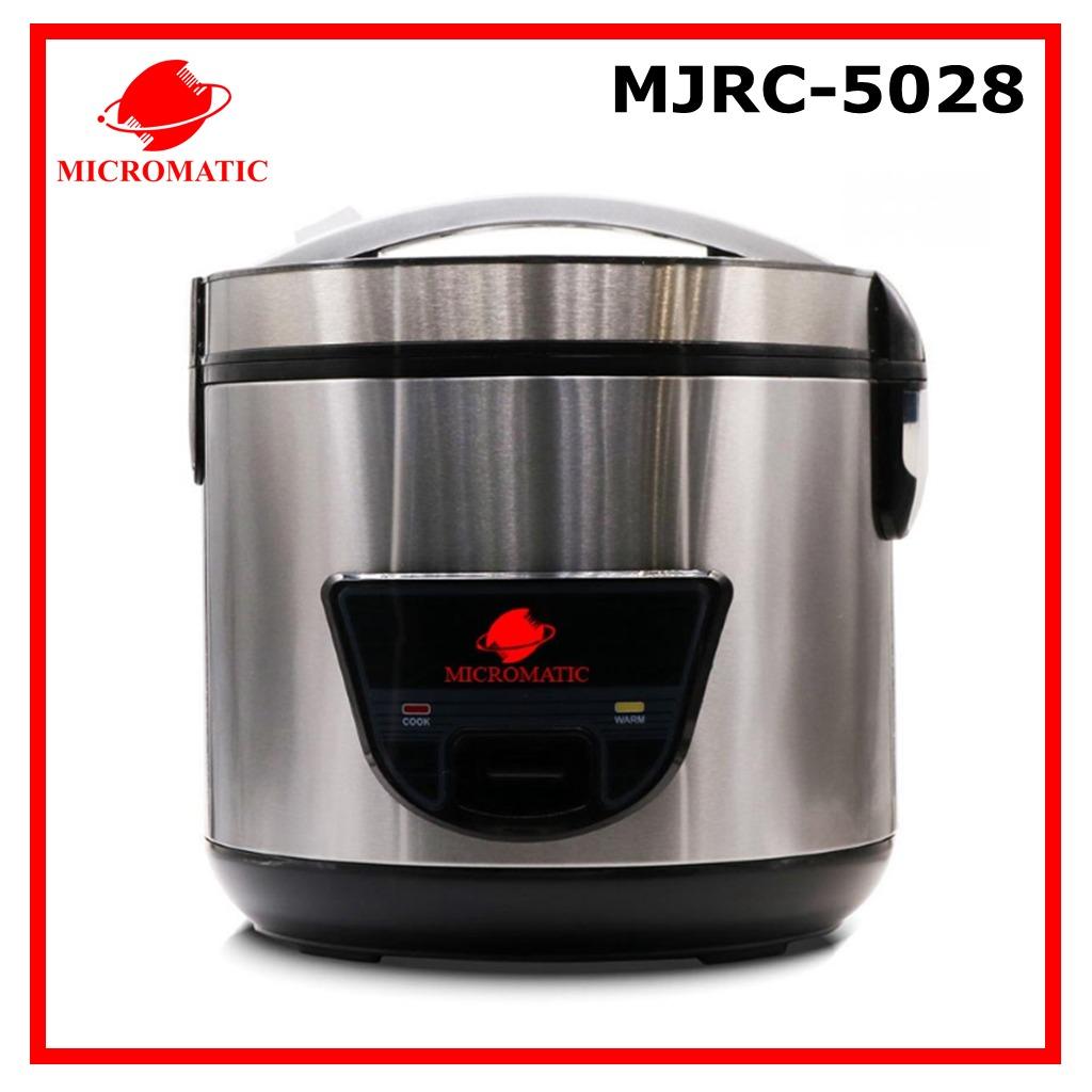 MICROMATIC MJRC-5028 Jar Rice Cooker with Steamer 1.5L (8 CUPS), TV ...