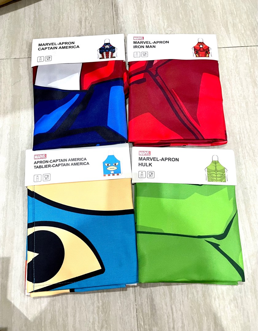 Miniso x Marvel Apron Celemek Dapur Original, Kitchen & Appliances di ...