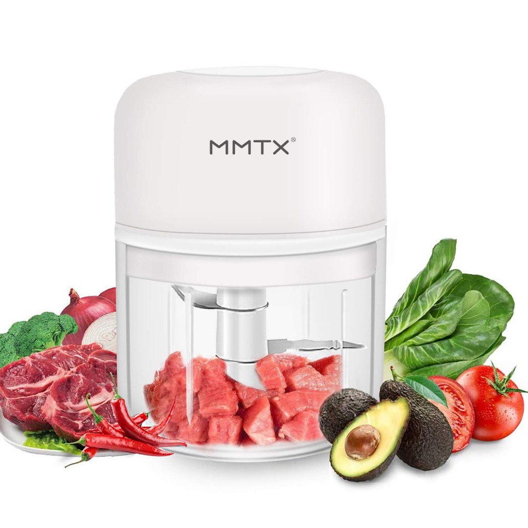 MMTX Mini Food Chopper Electric Small Food Processor Portable Fruit ...