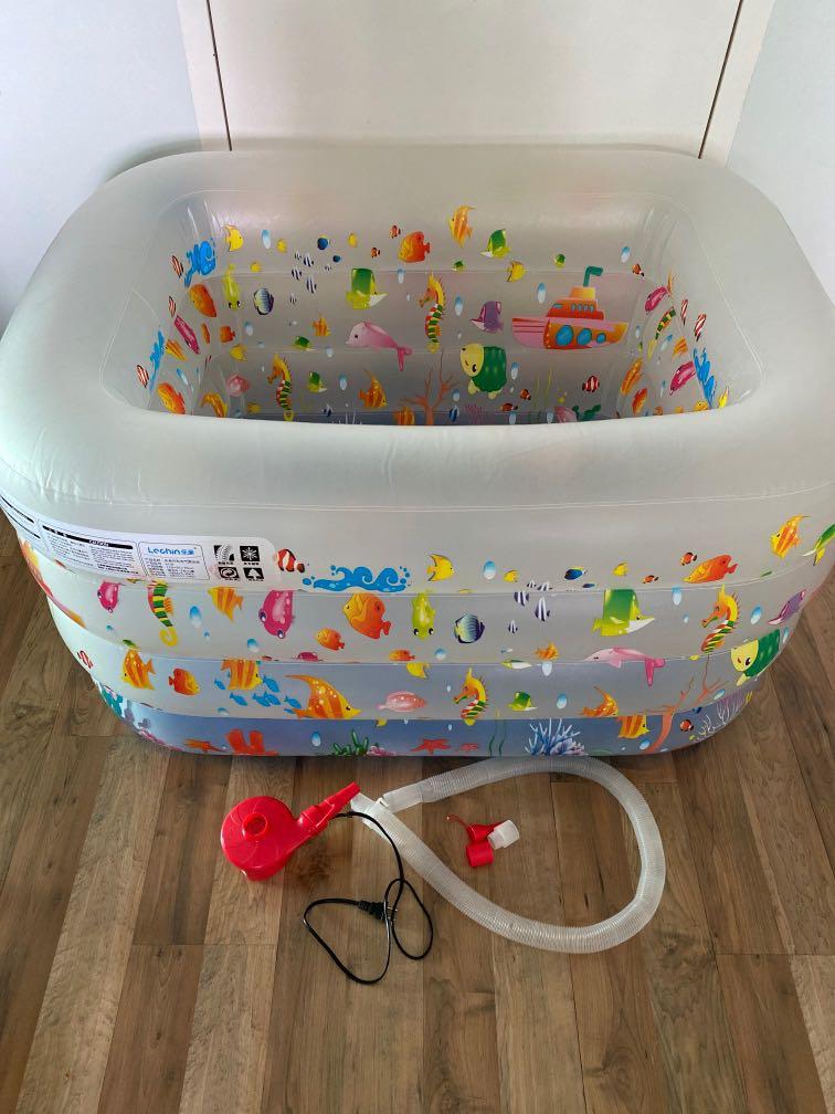 NB inflatable swimming pool, Babies & Kids, Infant Playtime on Carousell