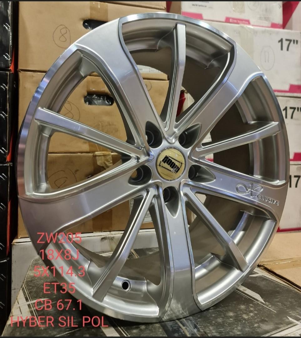 NEW RIMS 18 INCH (5 X114.3), Car Accessories, Tyres & Rims on Carousell