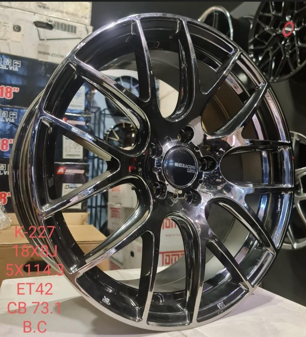 NEW RIMS 18 INCH (5 X114.3), Car Accessories, Tyres & Rims on Carousell