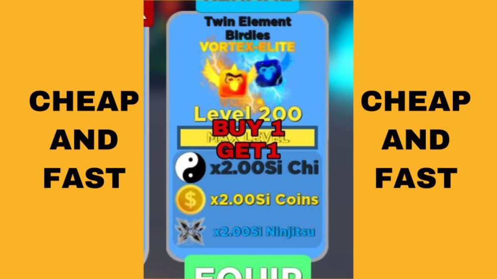 Twin vortex Ninja legends pets buy 1 GET 1 FREE, Video Gaming, Video ...