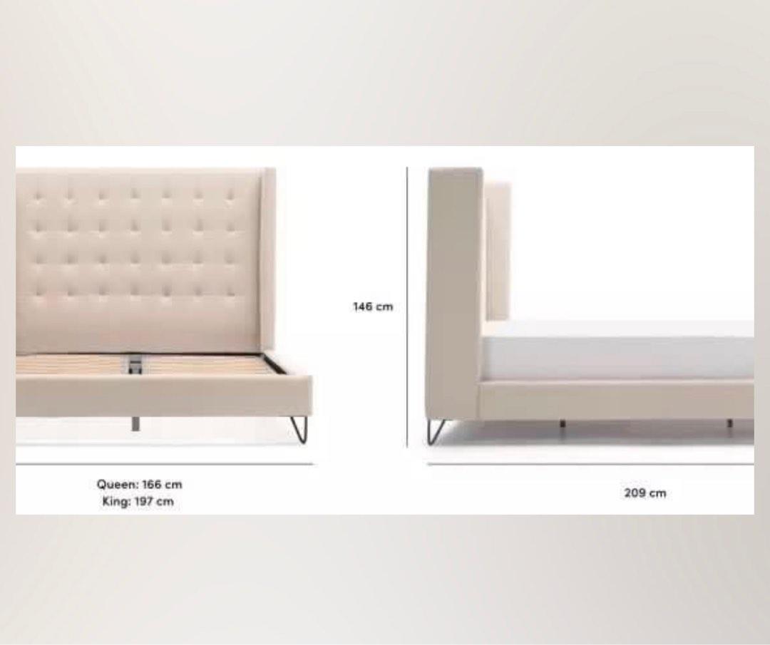 NOA Bed Frame (King size), Furniture & Home Living, Furniture, Bed ...