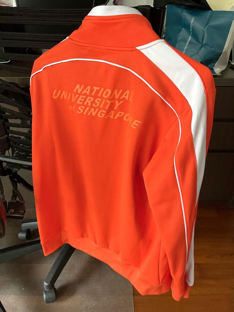 NUS Varsity IFG Orange Sports Jacket, Women's Fashion, Coats, Jackets ...