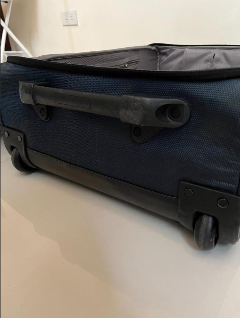 Orig Samsonite 2-Wheel 25" Expandable Navy Blue Luggage, Hobbies & Toys ...