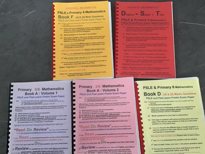 PSLE Math Digest (5 books), Hobbies & Toys, Books & Magazines ...