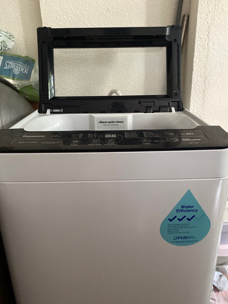 Panasonic 7.5 kg washing machine Japan Technology ALMOST NEW, TV & Home ...