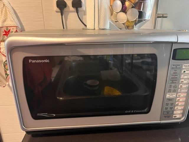 Panasonic Grill and Convection Microwave Oven - NN-C784MF - Grey, TV ...