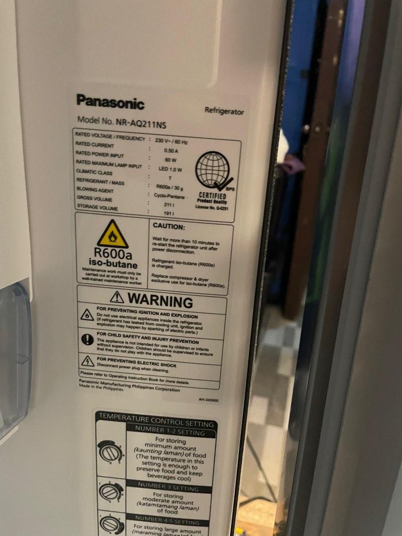 Panasonic Refrigerator, TV & Home Appliances, Kitchen Appliances ...