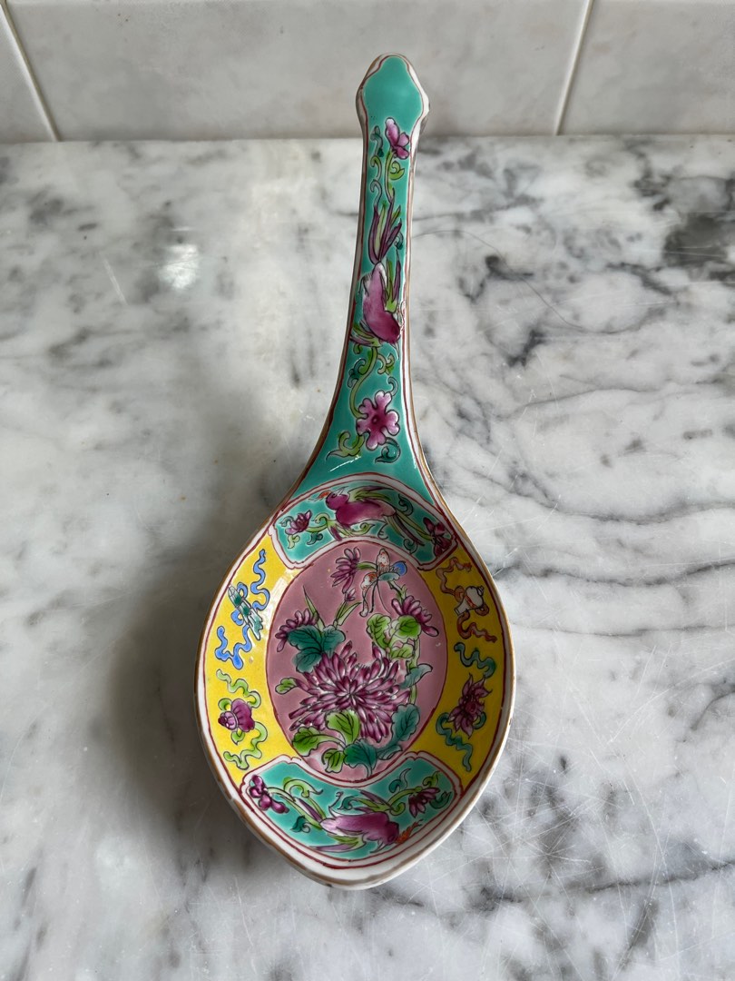 Rare Peranakan Porcelain Ladle, Hobbies & Toys, Memorabilia ...
