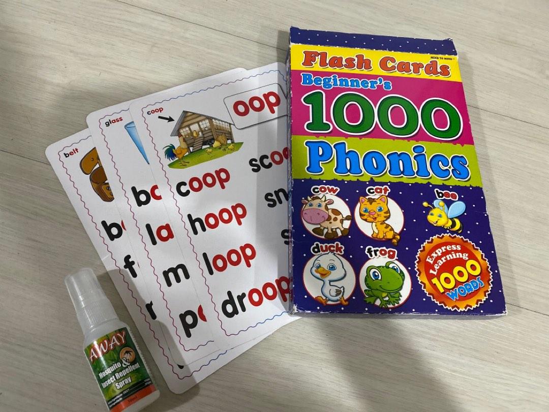 Phonics Flash Cards, Hobbies & Toys, Books & Magazines, Children's ...