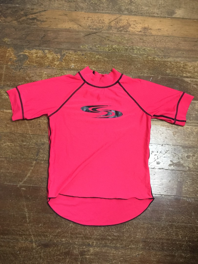 Pink Rash Guard, Women's Fashion, Swimwear, Rash guard on Carousell