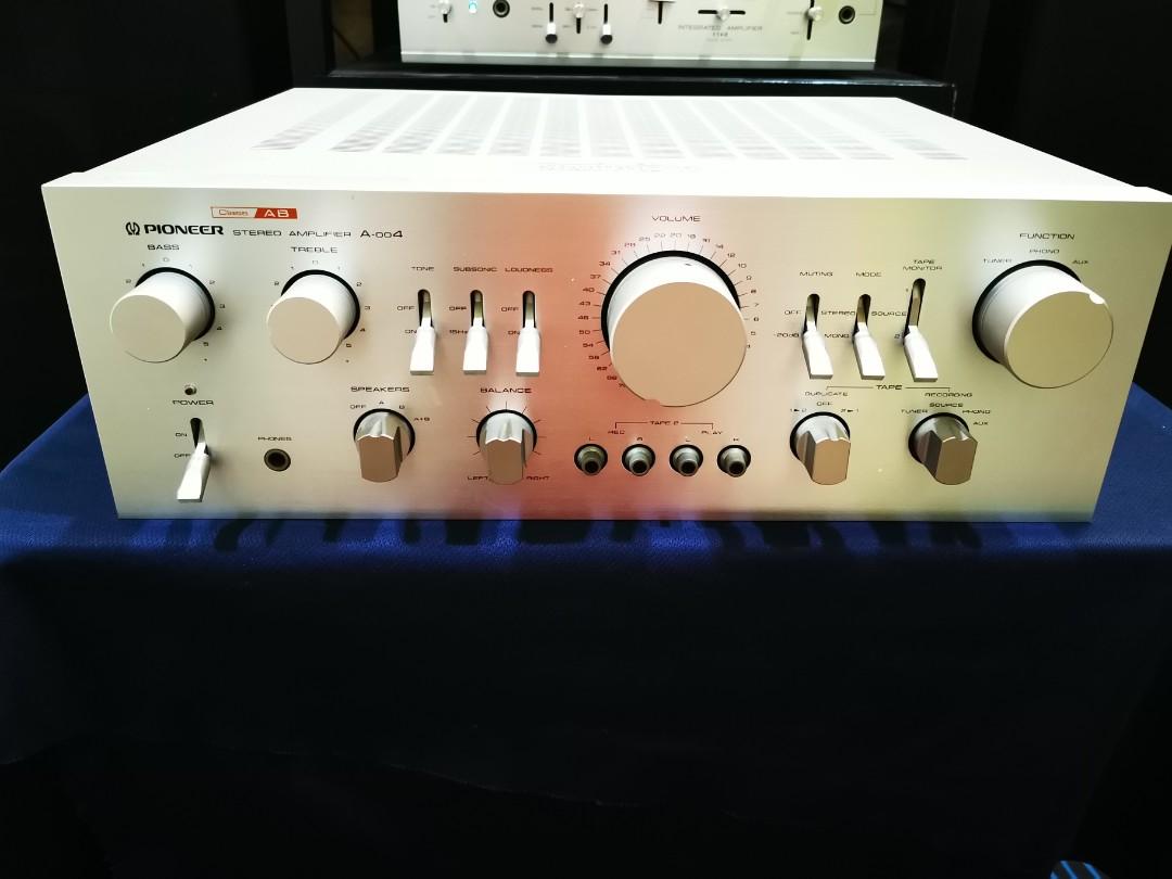 Pioneer A-004 Vintage Integrated Amplifier, Audio, Soundbars, Speakers ...