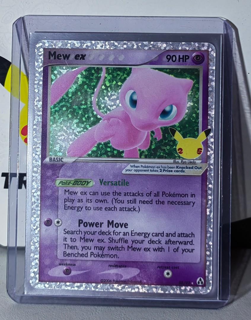 Pokemon 25th Anniversary: Mew EX, Hobbies & Toys, Toys & Games on Carousell