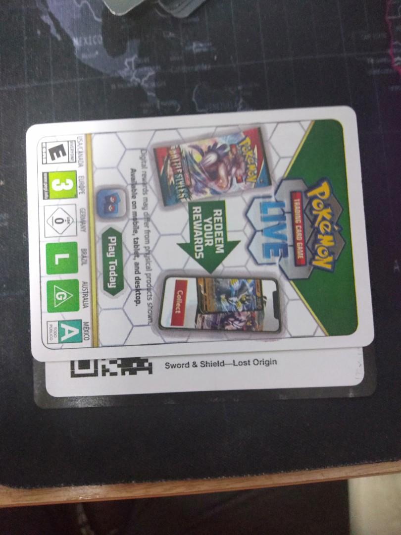 Pokemon Lost Origin TCG Code Cards, Hobbies & Toys, Toys & Games on ...