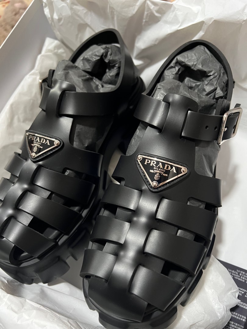 Prada Gladiator Sandals, Women's Fashion, Footwear, Sandals on Carousell