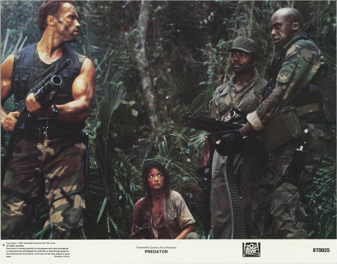 PREDATOR (1987) LOBBY CARD SET SERIES 1 (SET OF 8) ARNOLD ...