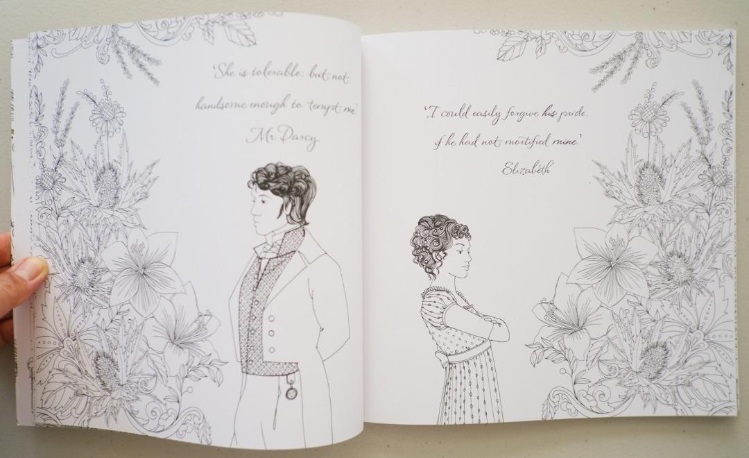 Pride and Prejudice Coloring Book, Hobbies & Toys, Books & Magazines ...