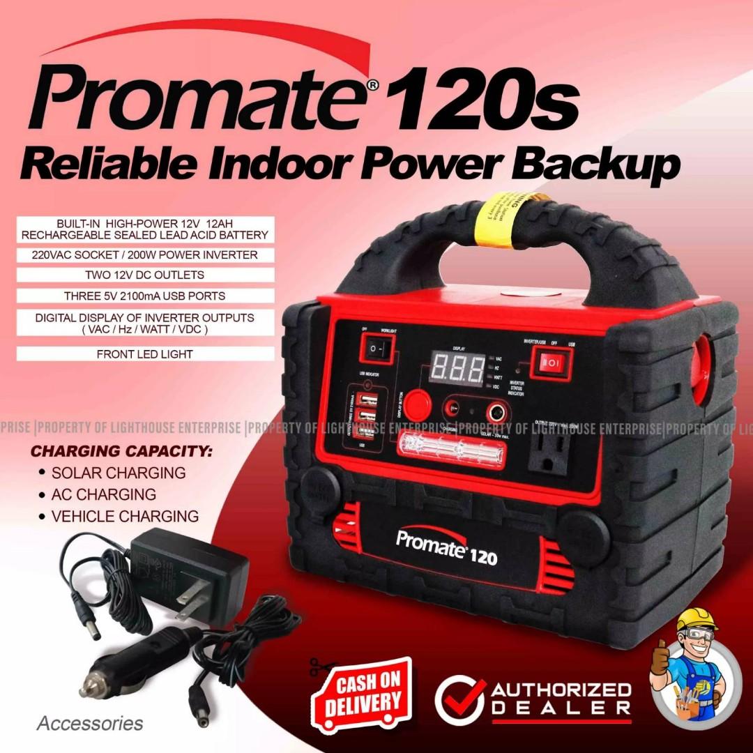 PROMATE 120 Powerstation / 200W Portable Generator Set (120S ...