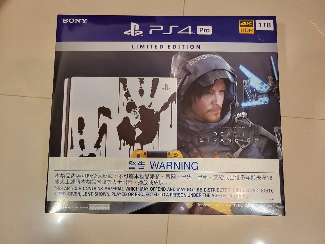 PS4 Pro 1Tb Console - Limited Edition Death Stranding, 電子遊戲, 電子遊戲 ...